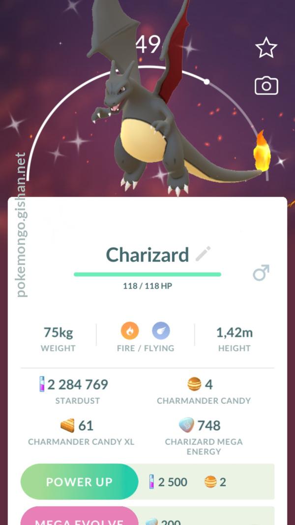 Pokemon Charizard Shiny