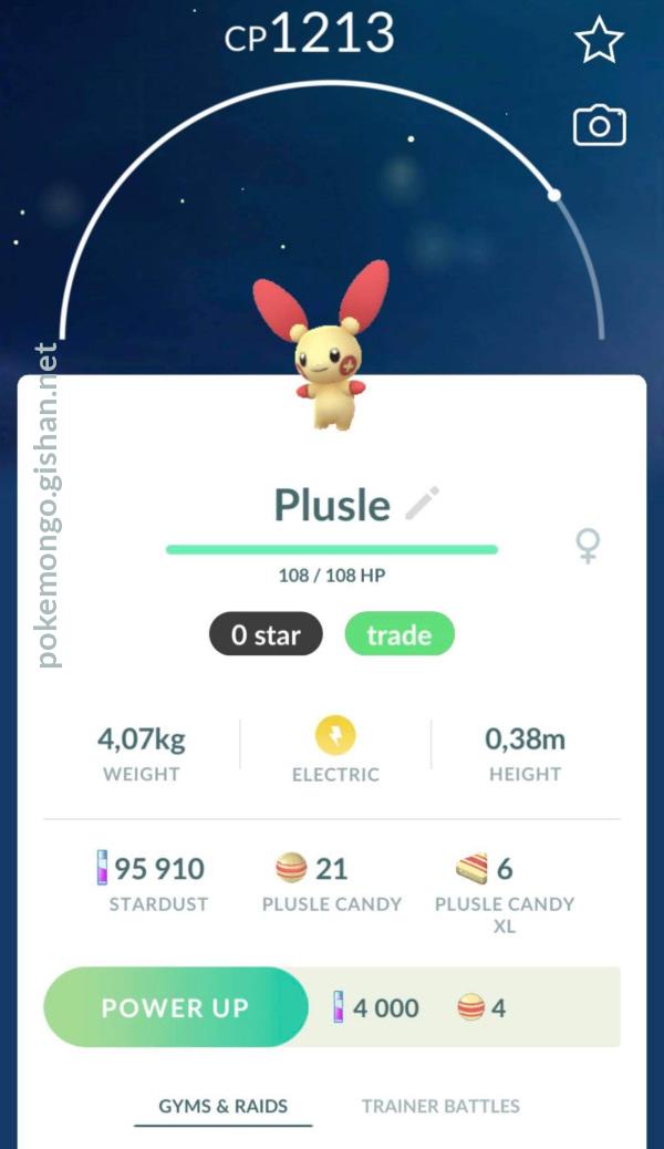 Plusle photos - Pokemon Go