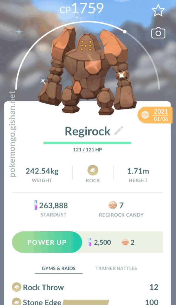 Pokemon Shiny Regirock